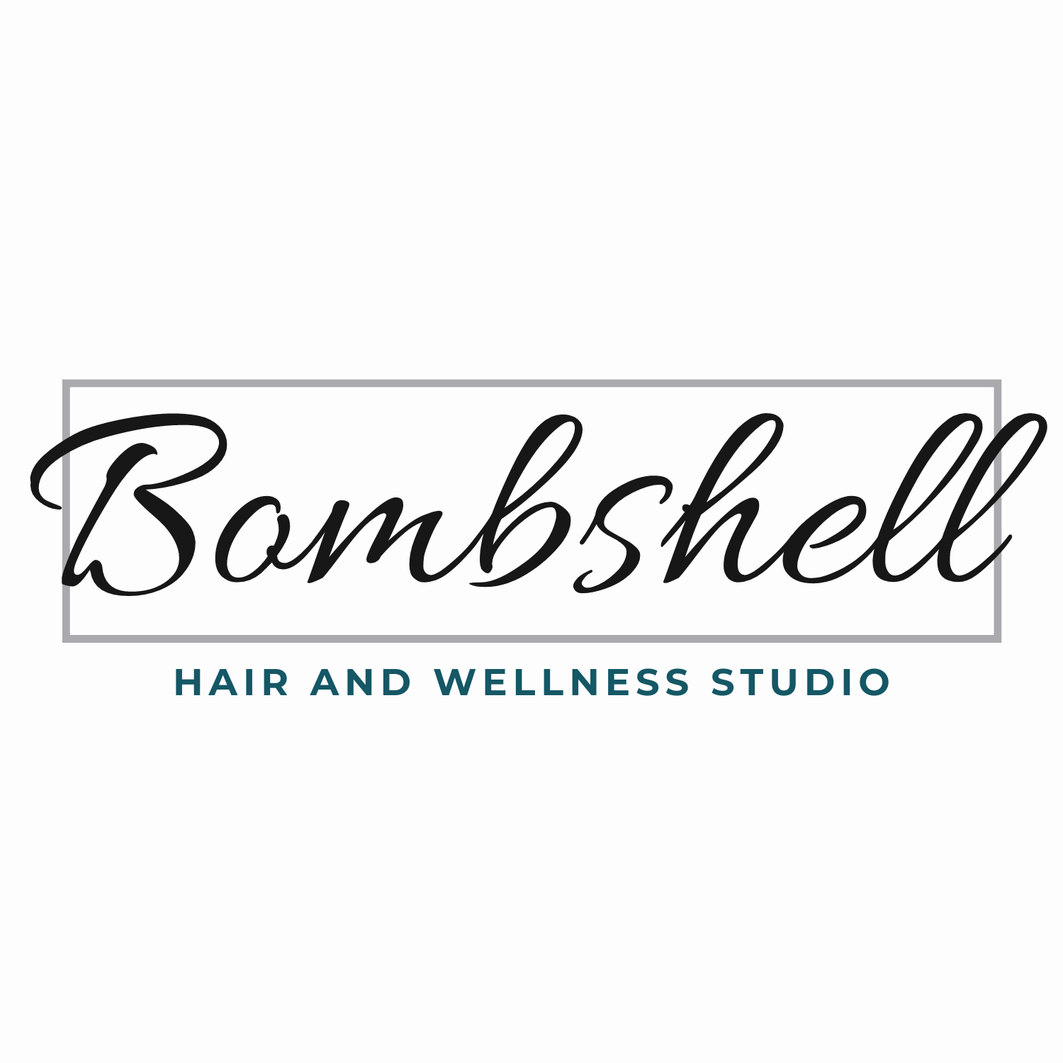 Bombshell hair & wellness studio logo